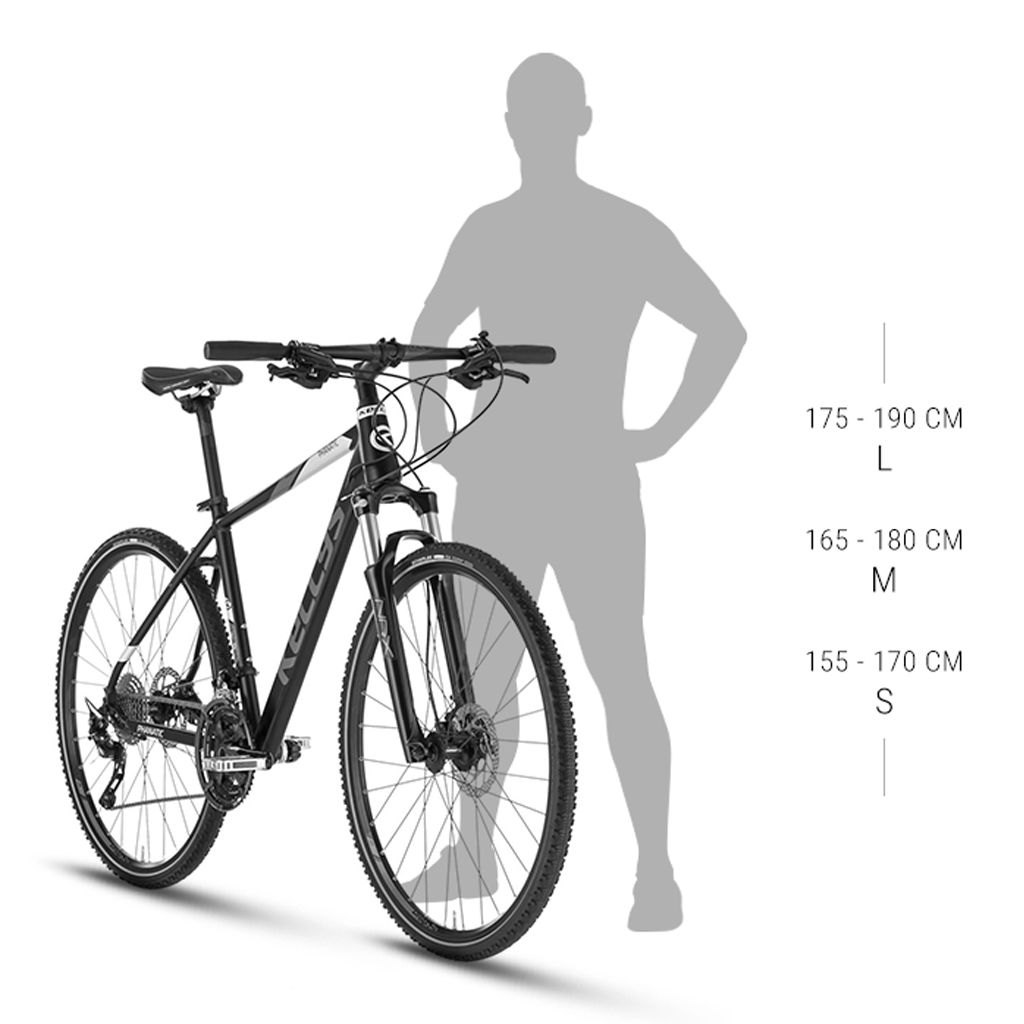 Rower crossowy KELLYS Cliff 90 Czarno Czerwony - Wrosport.pl